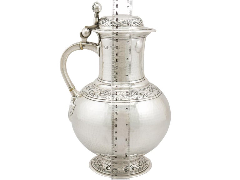 Antique Arts and Crafts Style Edwardian Britannia Standard Silver ...