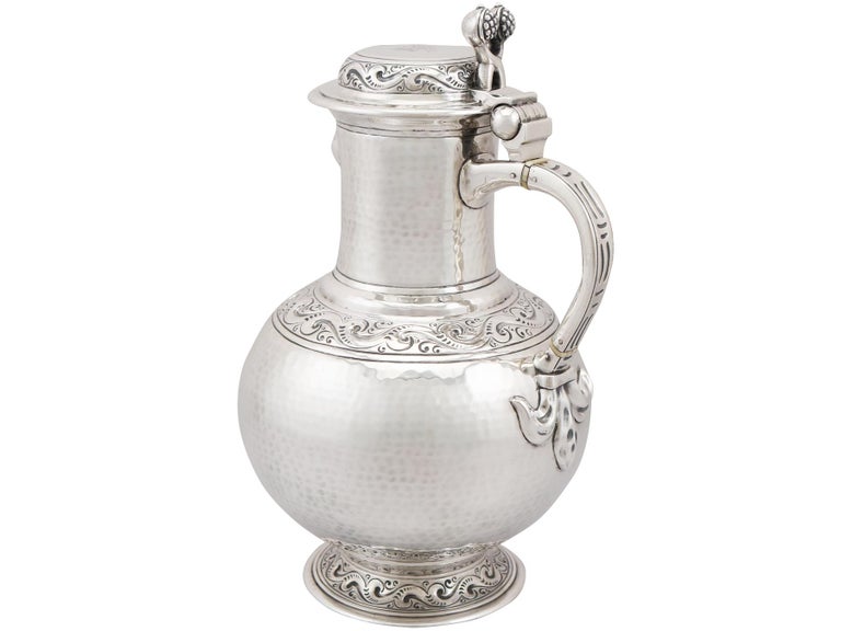 Antique Arts and Crafts Style Edwardian Britannia Standard Silver ...