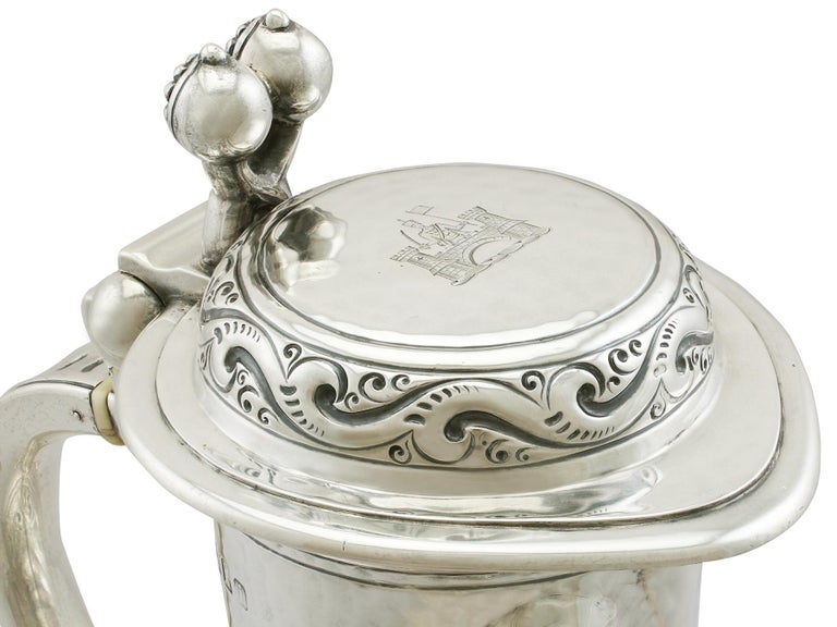 Antique Arts and Crafts Style Edwardian Britannia Standard Silver ...