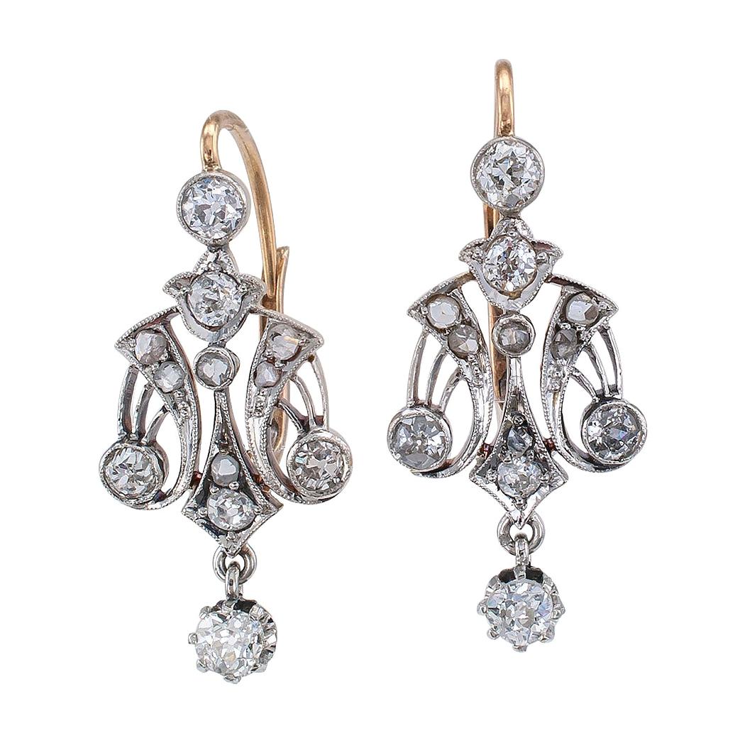 Edwardian Earrings - 144 For Sale at 1stdibs
