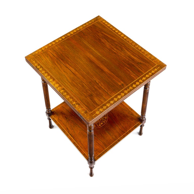 Edwardian, Edward and Roberts Fold over Swivel Top Occasional Table at ...