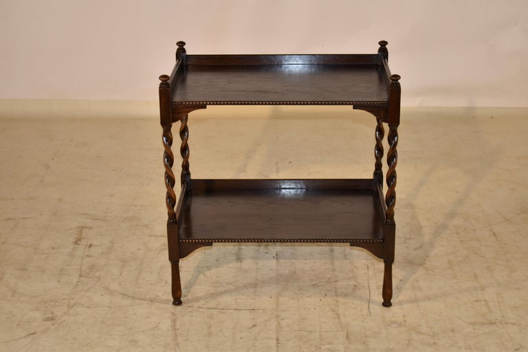 Edwardian End Table Shelf, circa 1900 For Sale at 1stDibs