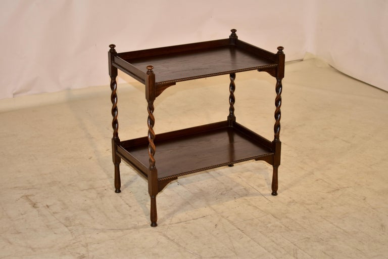 Edwardian End Table Shelf, circa 1900 For Sale at 1stDibs