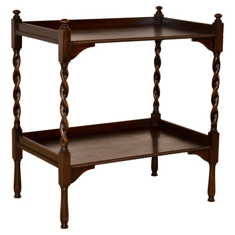 Edwardian End Table Shelf, circa 1900 For Sale at 1stDibs