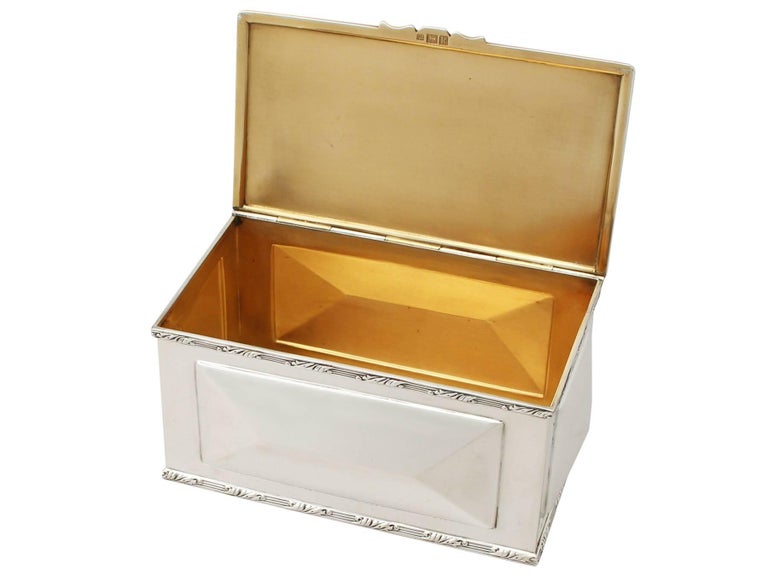 Edwardian English Sterling Silver Box at 1stDibs
