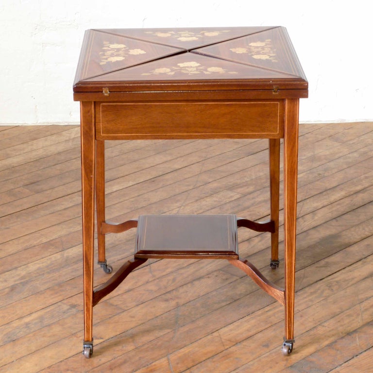 Edwardian Envelope Card Table at 1stDibs | edwardian card table
