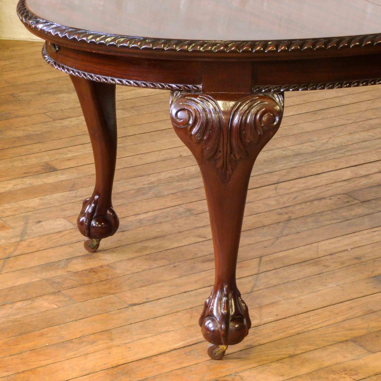 Edwardian Extending Mahogany Dining Table at 1stDibs