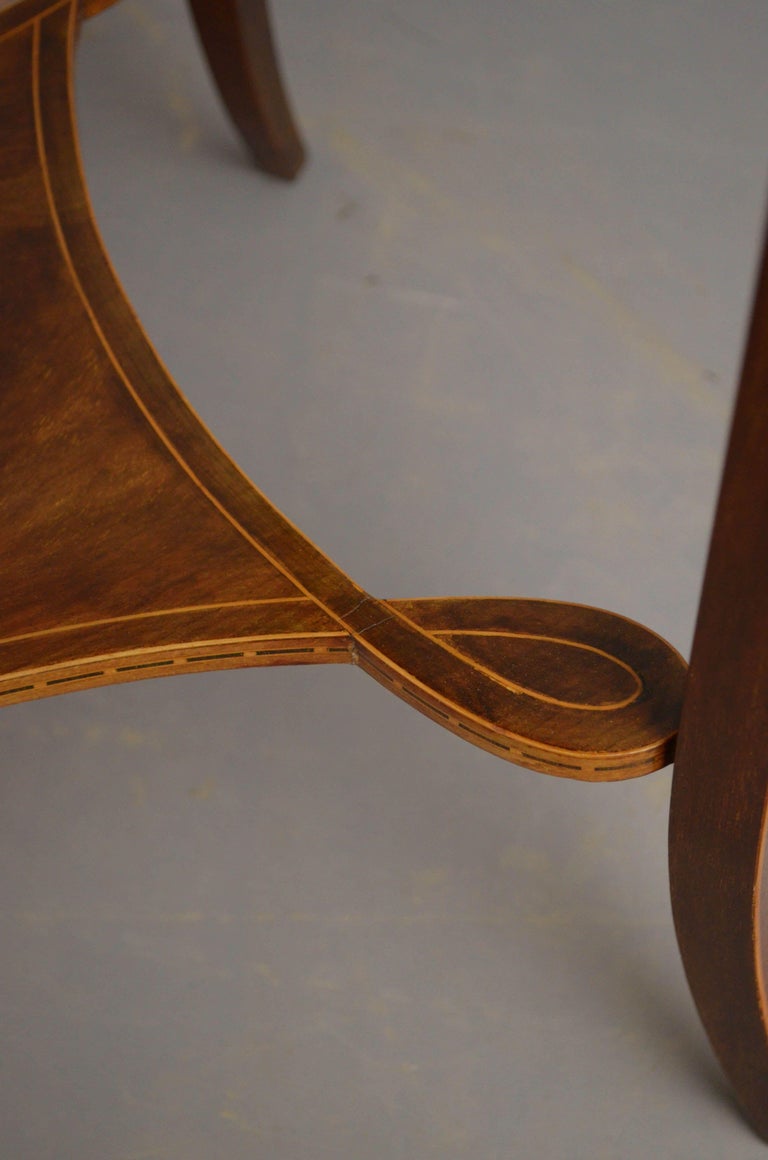 Edwardian Flamed Mahogany Table For Sale at 1stDibs