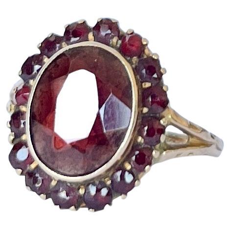 Edwardian Pinchbeck Garnet Necklace at 1stDibs