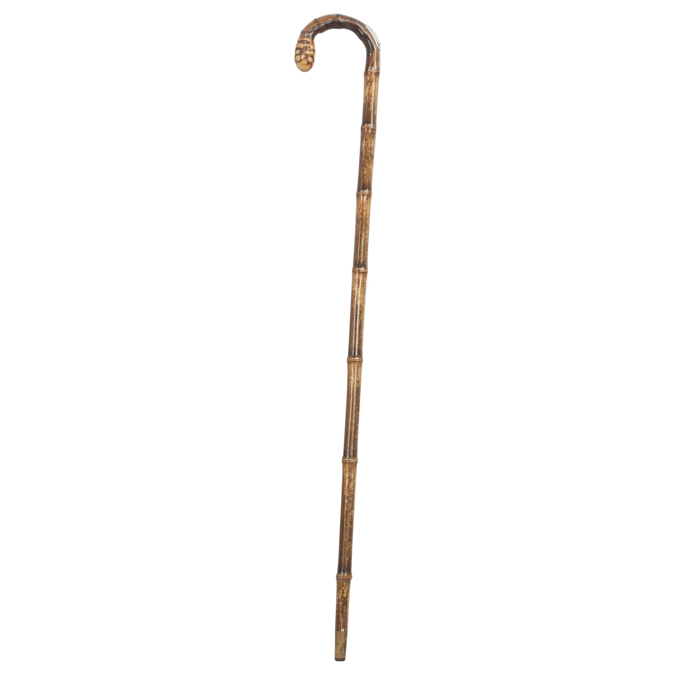 Antique French Bamboo Walking Stick with a Hidden Sword Inside by ...