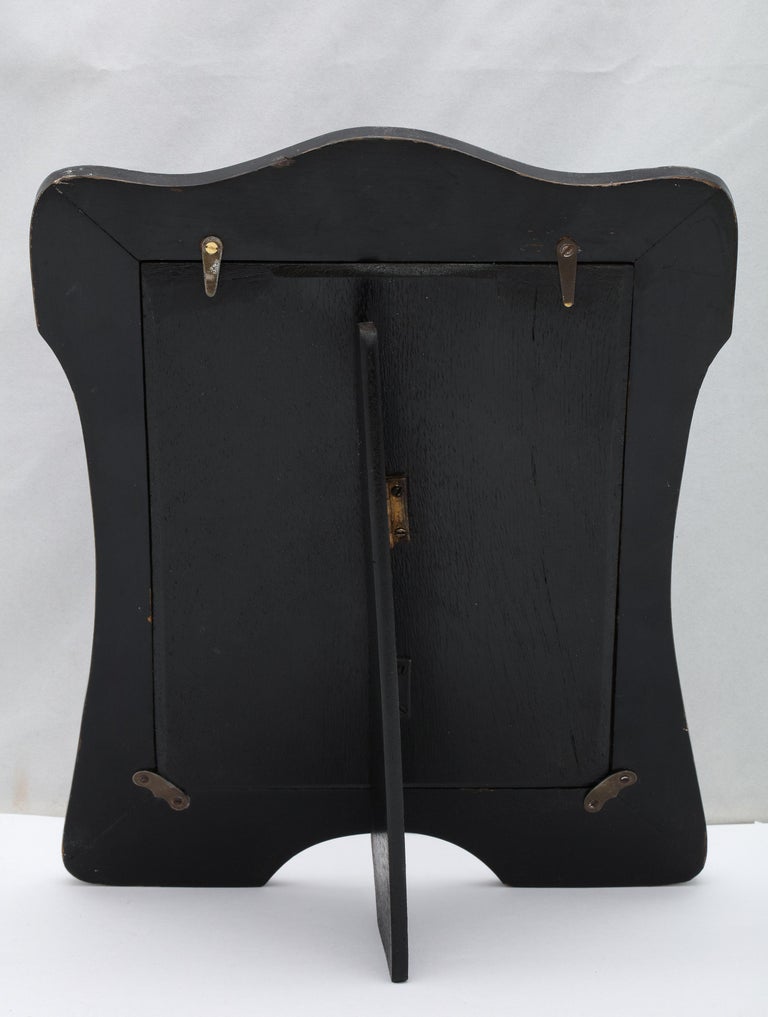 Edwardian Large Sterling Silver Wood-Backed Picture Frame For Sale at ...