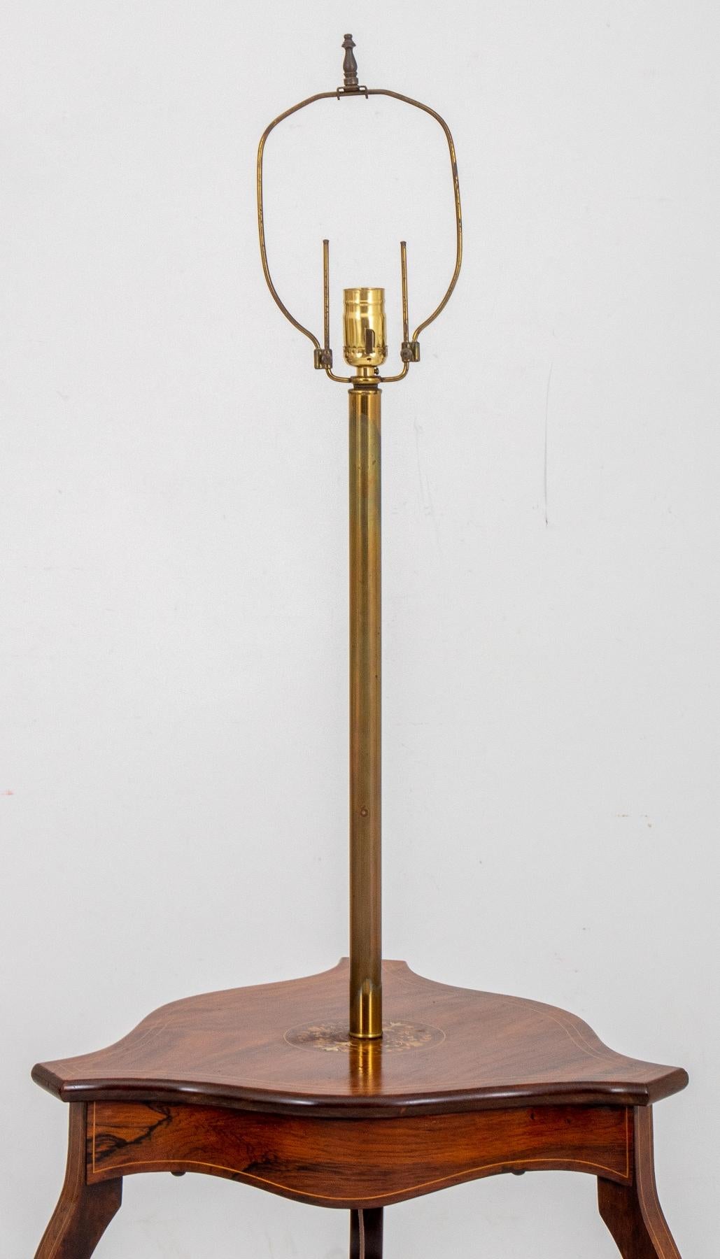 Edwardian Liberty Style Table Mounted Floor Lamp For Sale at 1stDibs