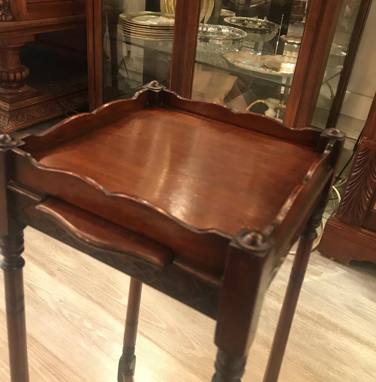 Edwardian Mahogany Drinks Table at 1stDibs