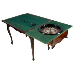 Antique Victorian Mahogany Games Roulette Table, 19th Century at 1stdibs