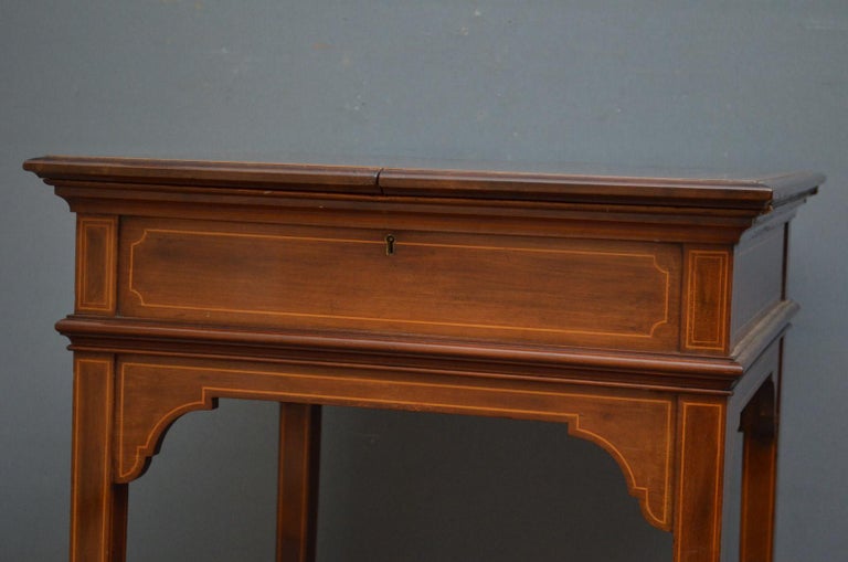 Edwardian Mahogany Writing Table by Maple and Co. at 1stDibs