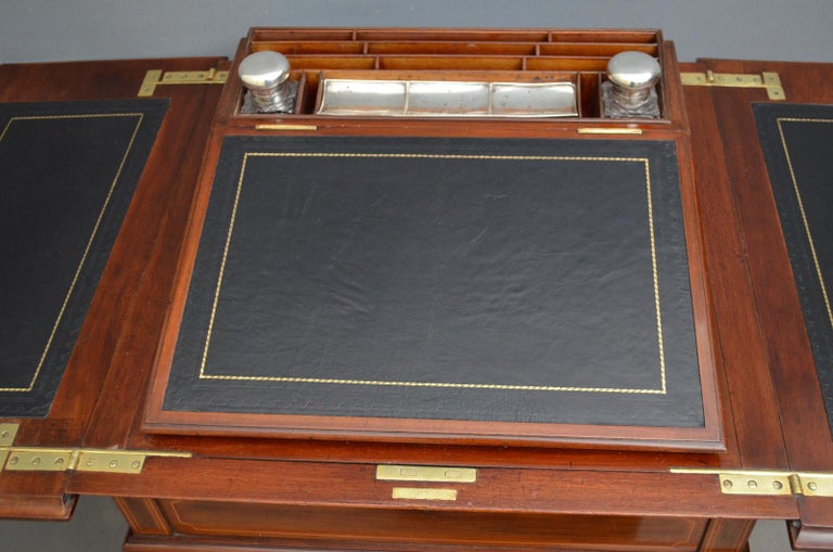 Edwardian Mahogany Writing Table by Maple and Co. at 1stDibs