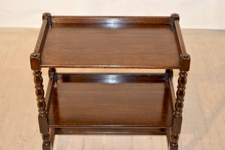 Edwardian Oak Drinks Cart, c. 1910 at 1stDibs