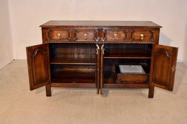 Edwardian Paneled Buffet, circa 1900 at 1stDibs | edwardian buffet