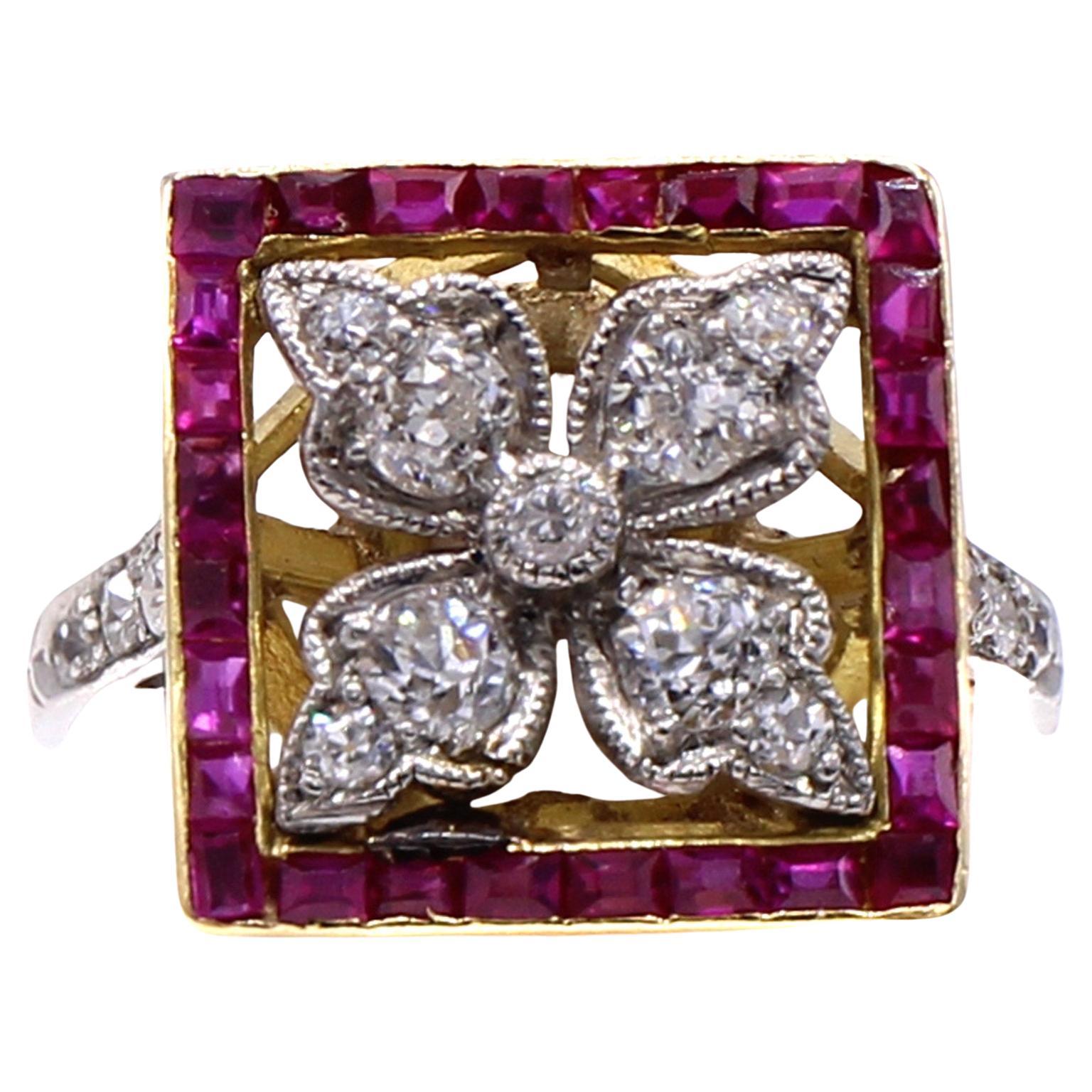 Antique Ruby Rings - 10,118 For Sale at 1stDibs | vintage ruby rings ...