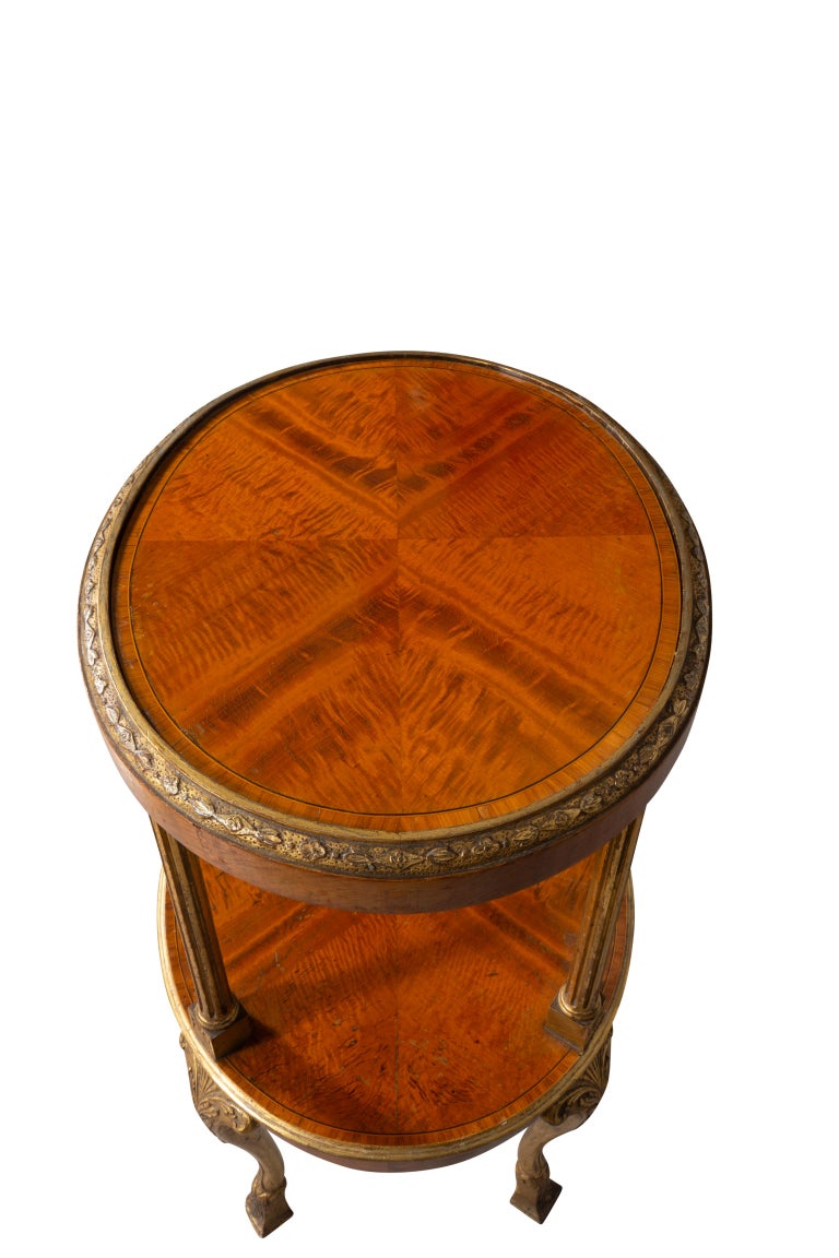 Edwardian Satinwood and Gilded Table For Sale at 1stDibs
