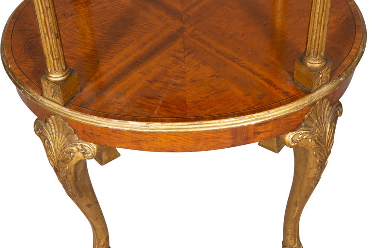 Edwardian Satinwood and Gilded Table For Sale at 1stDibs