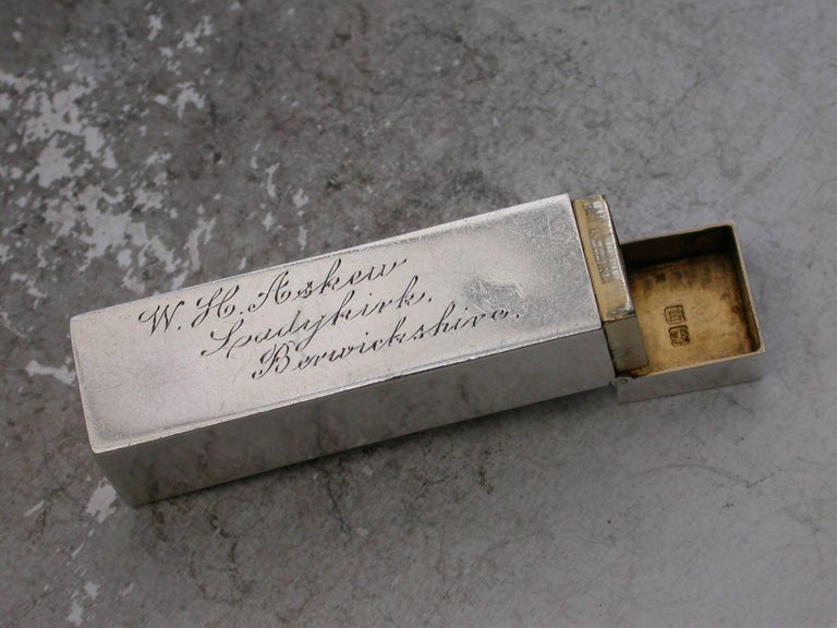 Edwardian Silver Butt Shooting Marker 'Ladykirk Estate' Berwickshire ...