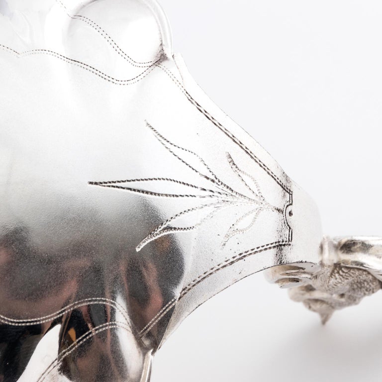 Edwardian Silver Plated Squirrel Dish at 1stDibs