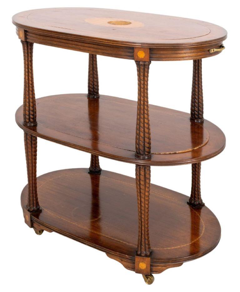 Edwardian Tiered Tea or Library Table, ca. 1900 For Sale at 1stDibs