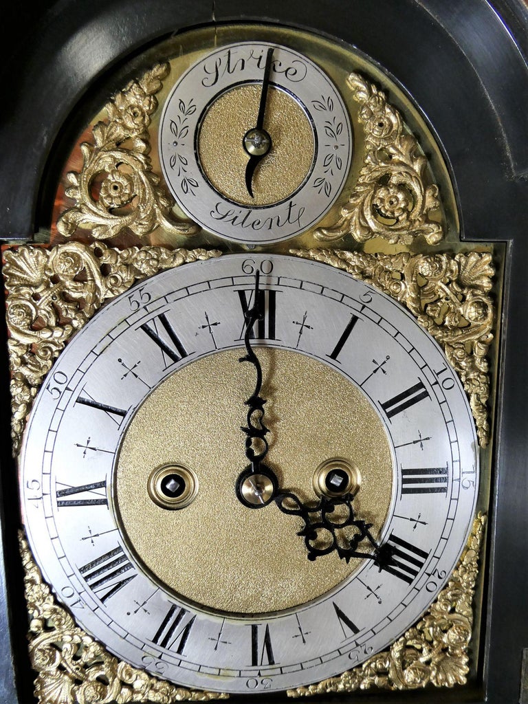 Edwardian Weight Driven Chinoiserie Decorated Grandmother Clock For ...