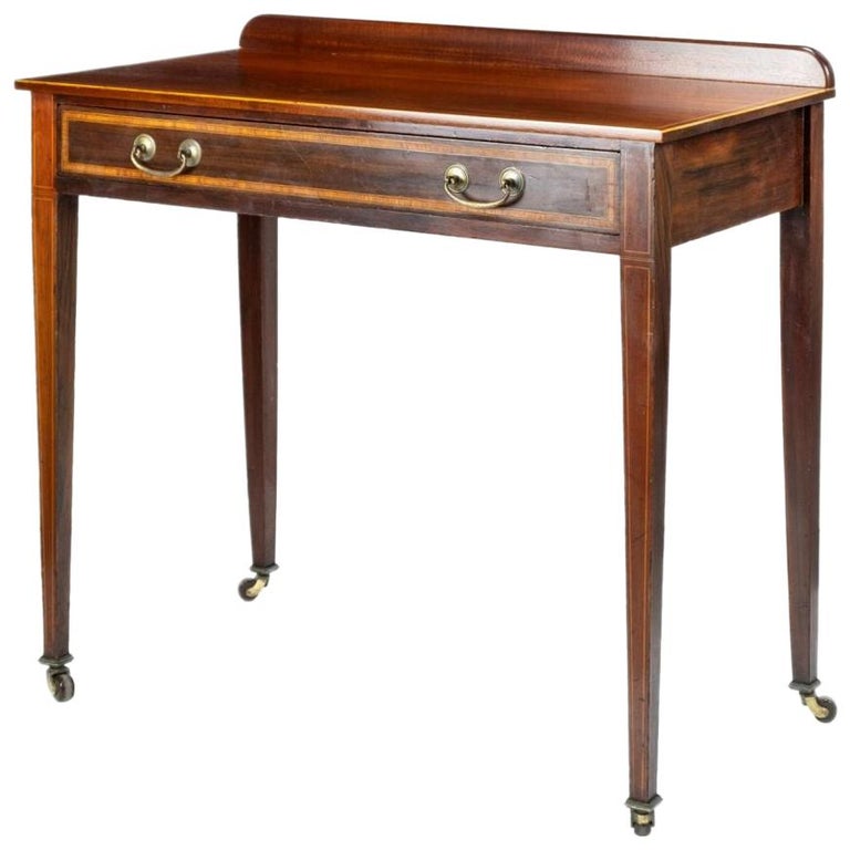 Edwardian Writing or Side Table by Maple and Co. at 1stDibs