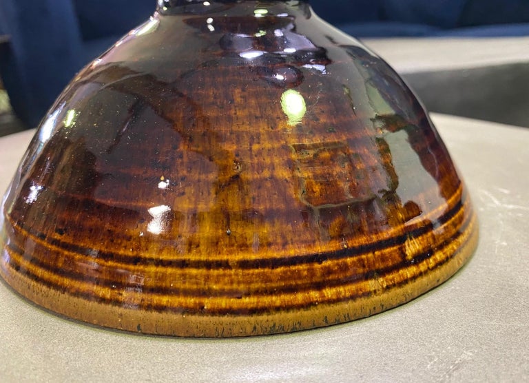 Edwin and Mary Scheier Signed Mid-Century Modern Glazed Ceramic Smiley ...