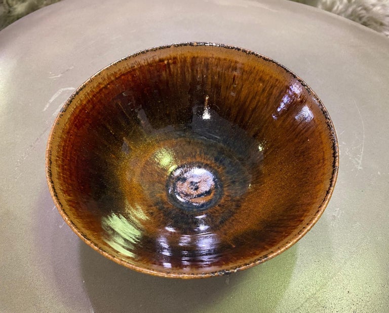 Edwin and Mary Scheier Signed Mid-Century Modern Glazed Ceramic Smiley ...