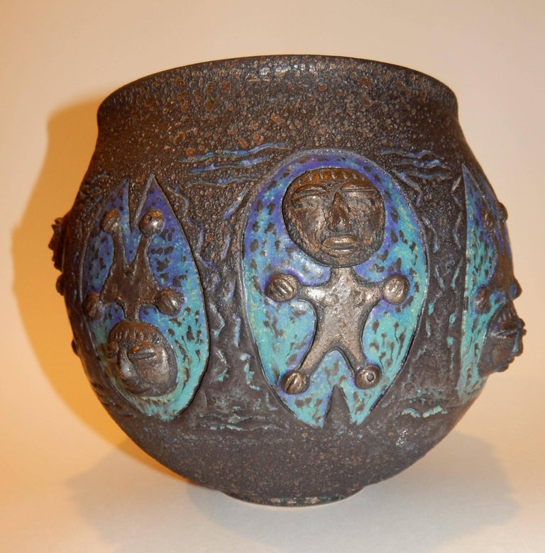 Edwin and Mary Scheier Studio Pottery Vase at 1stDibs