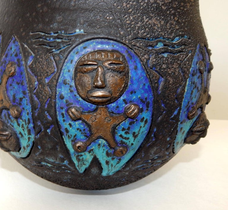 Edwin and Mary Scheier Studio Pottery Vase at 1stDibs