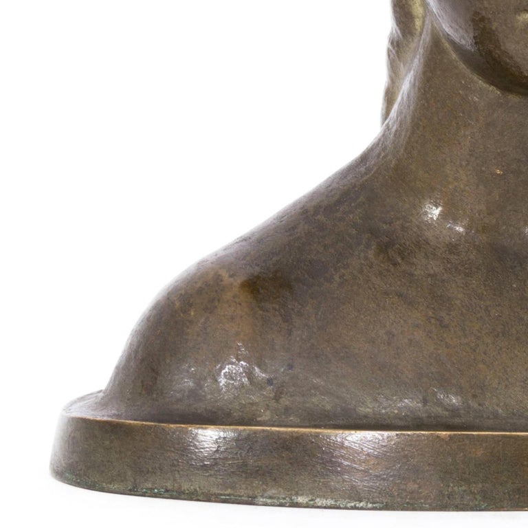 Edwin Grienauer - Damenbüste (Female Bust) - Bronze, Modern, Woman, 20th Century, Sculpture For ...