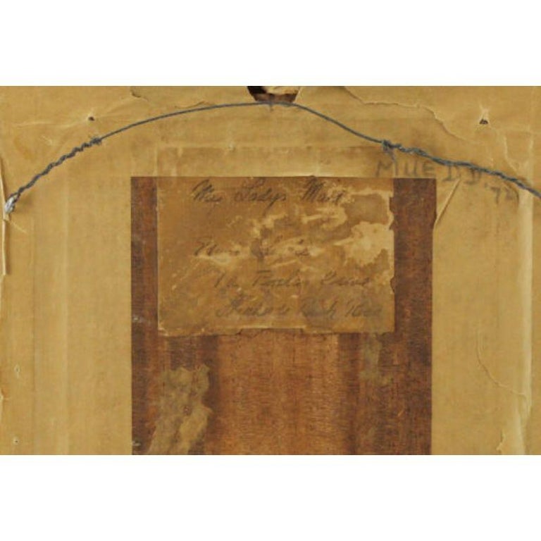 Edwin Hughes Oil Painting on Board of Lady’s Maid, Signed Dated 1886 ...