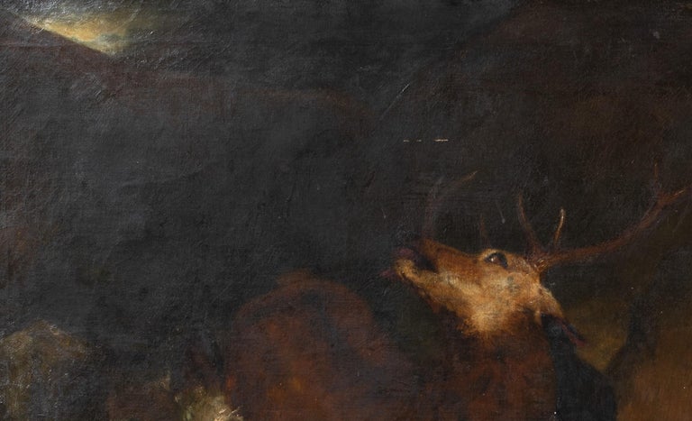 The Stag Hunt, 19th Century For Sale at 1stDibs