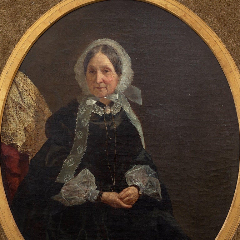 Edwin Williams - Edwin Williams, Portrait Of Mary Anne Boyce, Oil ...