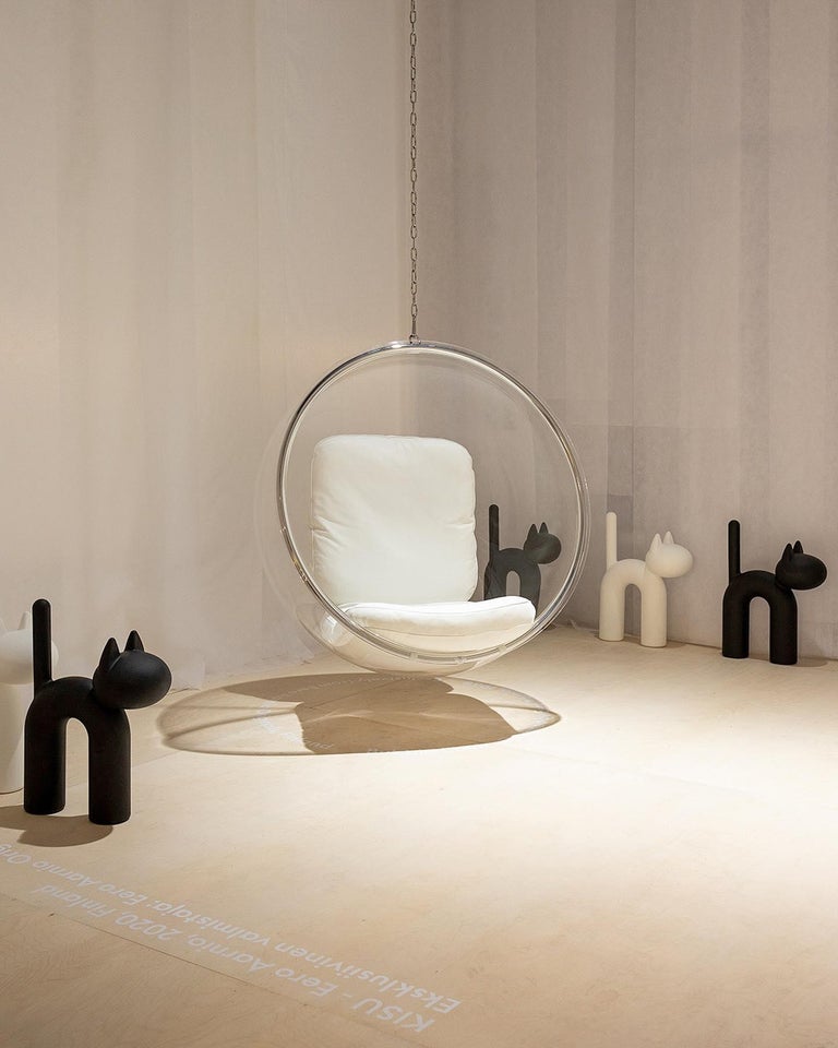 Eero Aarnio Black Kisu For Sale at 1stDibs