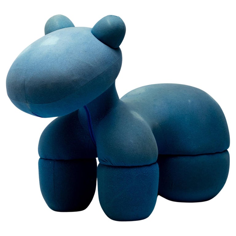 Eero Aarnio Vintage Blue Pony Chair For Sale at 1stDibs
