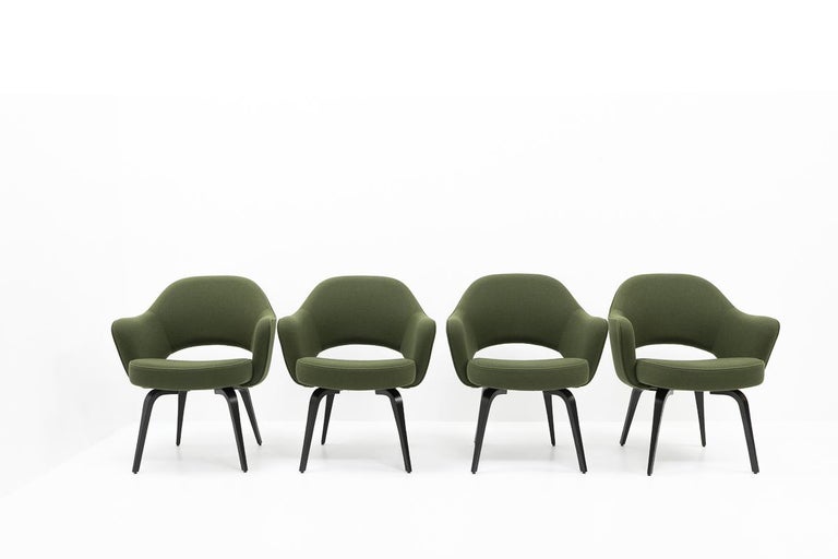 Eero Saarinen for Knoll, Conference Chairs, Set of Four For Sale at 1stDibs
