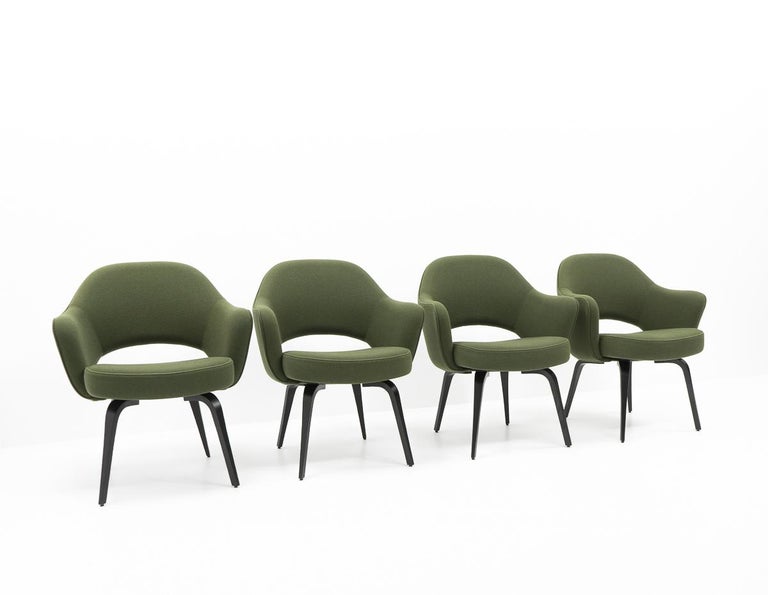 Eero Saarinen for Knoll, Conference Chairs, Set of Four For Sale at 1stDibs