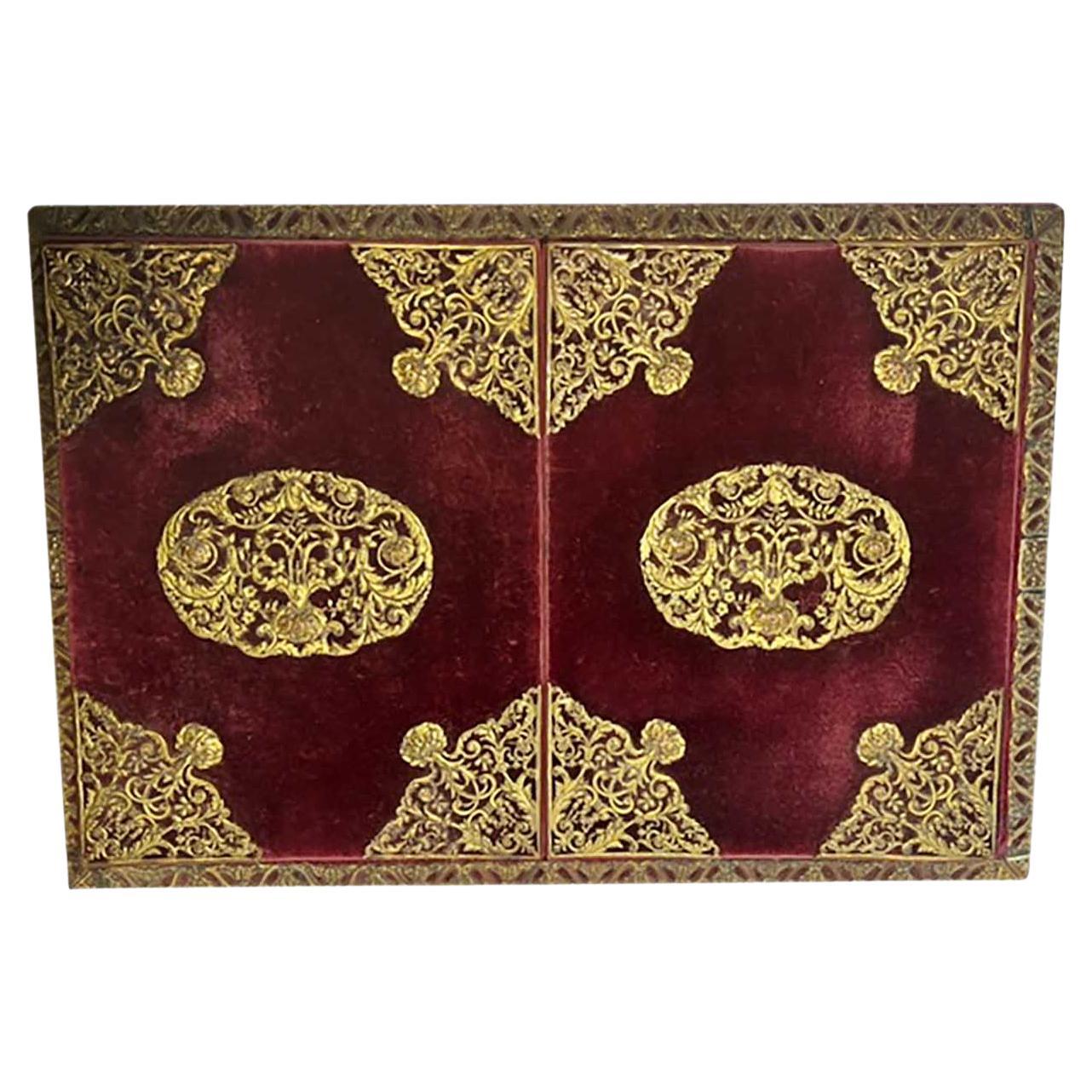 EF Caldwell Style Desk Blotter at 1stDibs