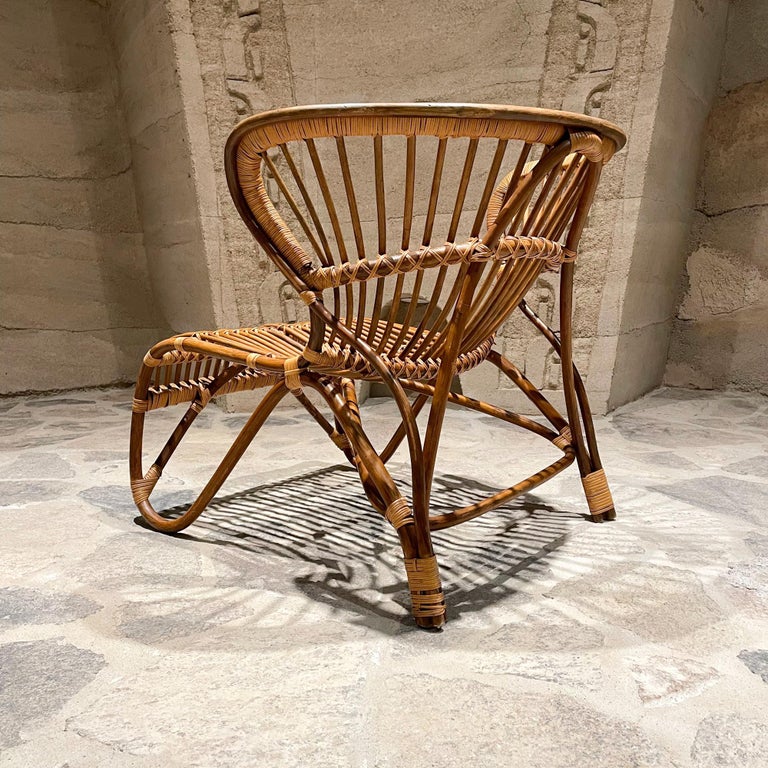 Effortlessly Cool Modernist Viggo Boesen Fox Lounge Chair in Natural ...