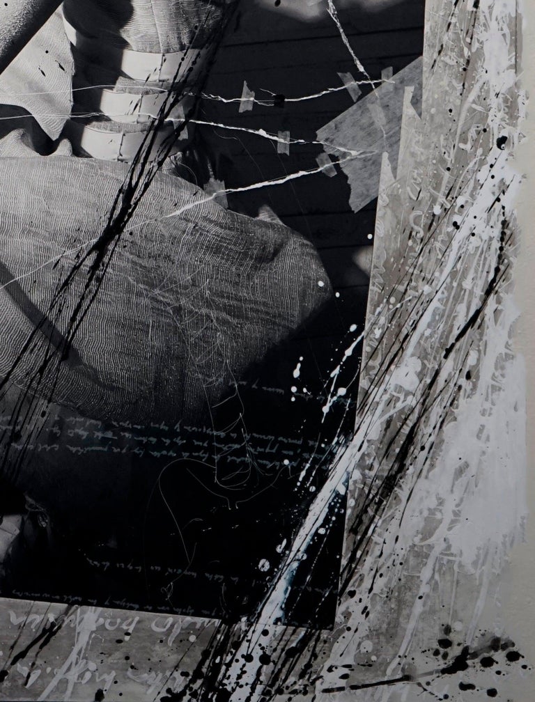 Efren Isaza - Seated Ballet. One of a kind intervened photograph ...