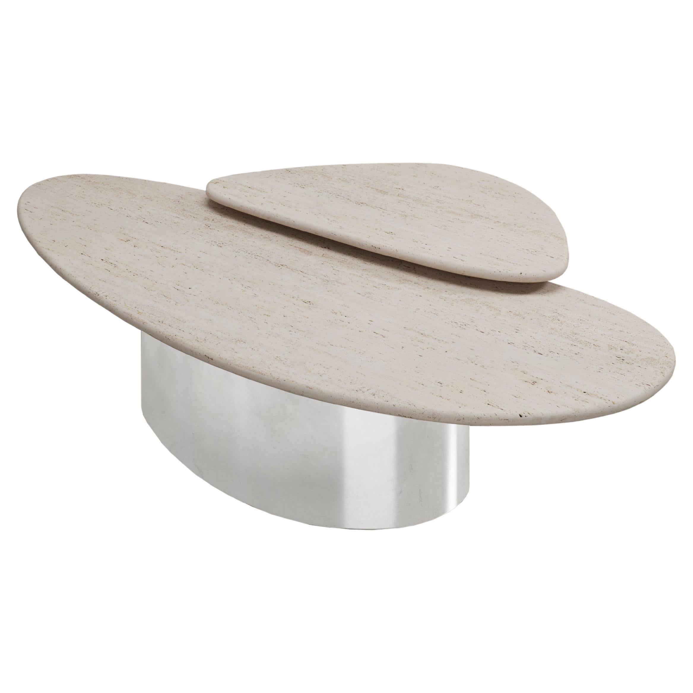 Egeo cofee table by Reverso Studio, set of 2 For Sale at 1stDibs