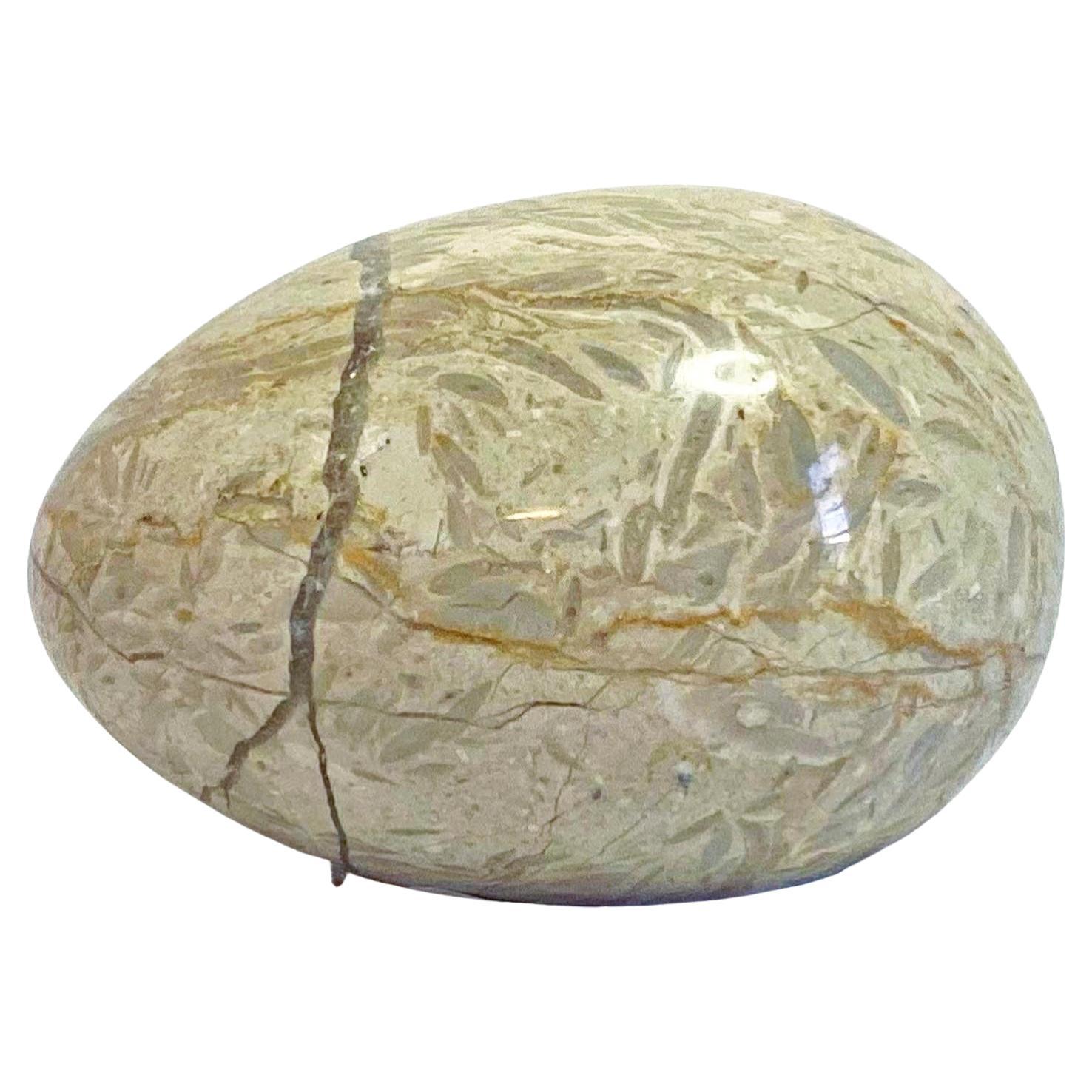 Egg Shape Natural Granite Paperweight For Sale at 1stDibs