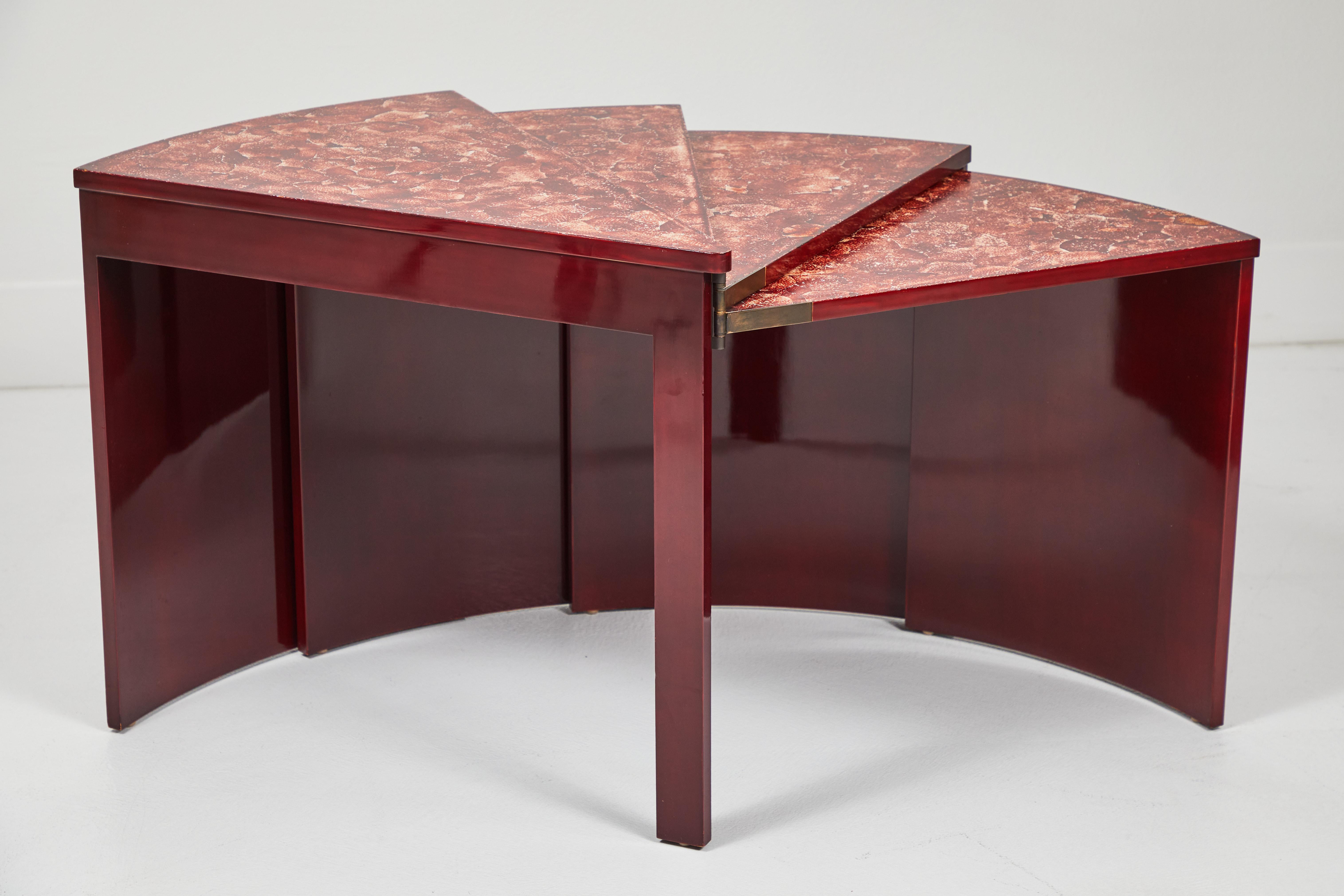 Egg Shell Lacquered Cascading Table After Jean Dunand at 1stDibs | jean ...