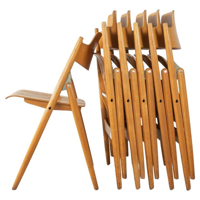 Egon Eiermann SE 18 Chairs 1952 Wilde and Spieth For Sale at 1stDibs