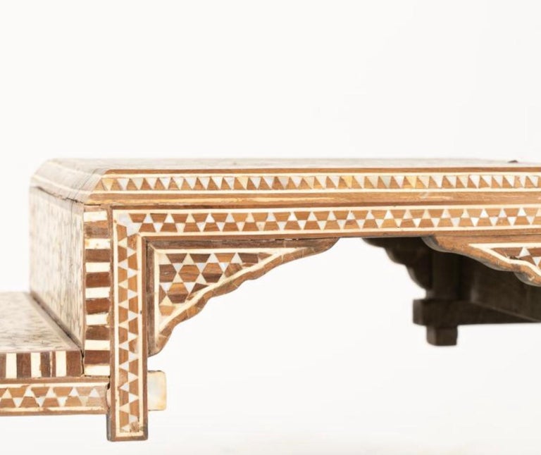 Egyptian Inlaid Chest on Stand For Sale at 1stDibs